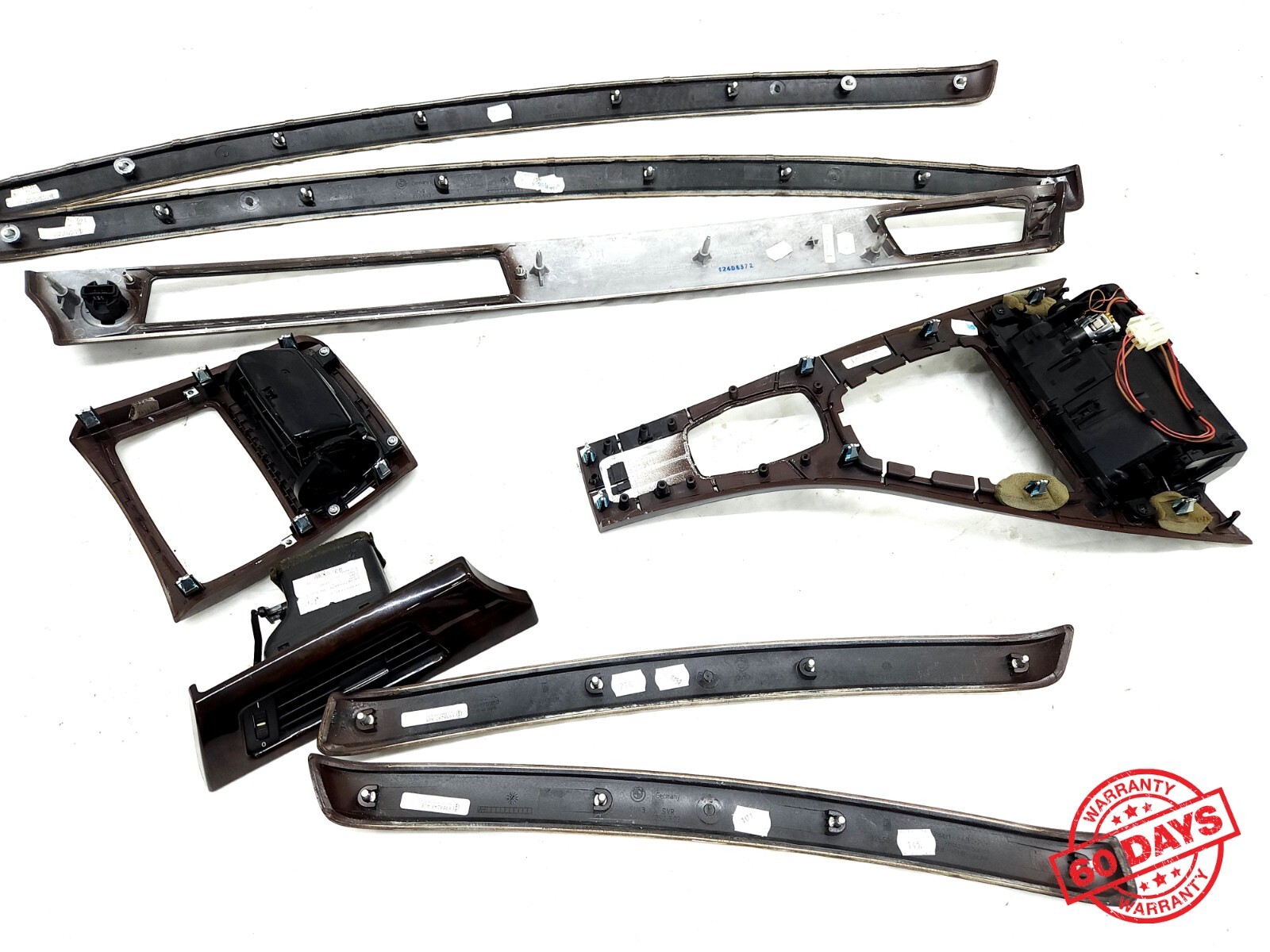 ⭐ 07-13 Bmw E92 3 Series Coupe Interior Dash Door Wood Trim Set Walnut ...