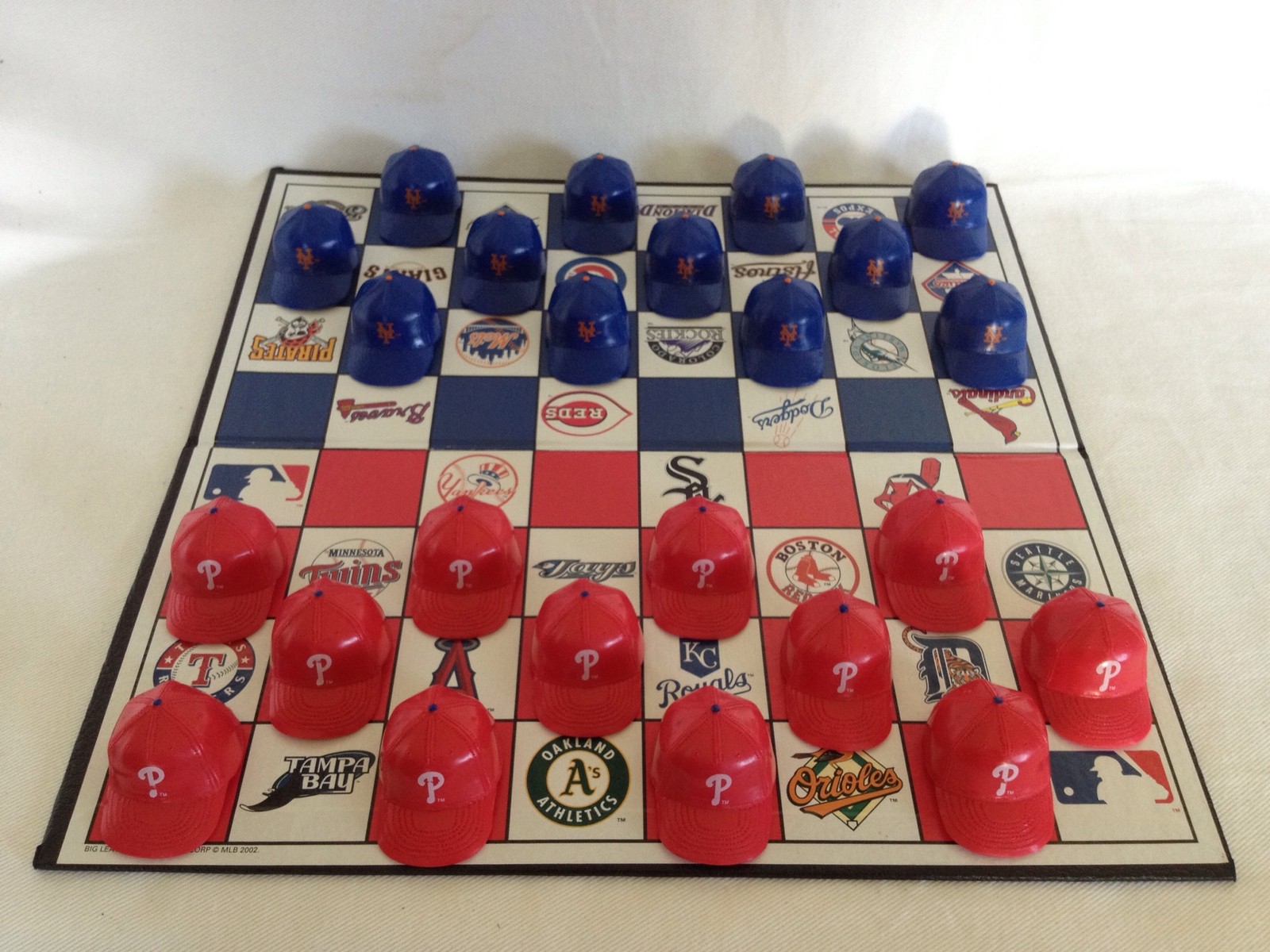 MLB Baseball Checkers Game Mets vs. Phillies | eBay
