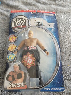 WWE Rikishi Wrestling Action Figure R3 Tech Blue Bloods Bloodline 2002 ...