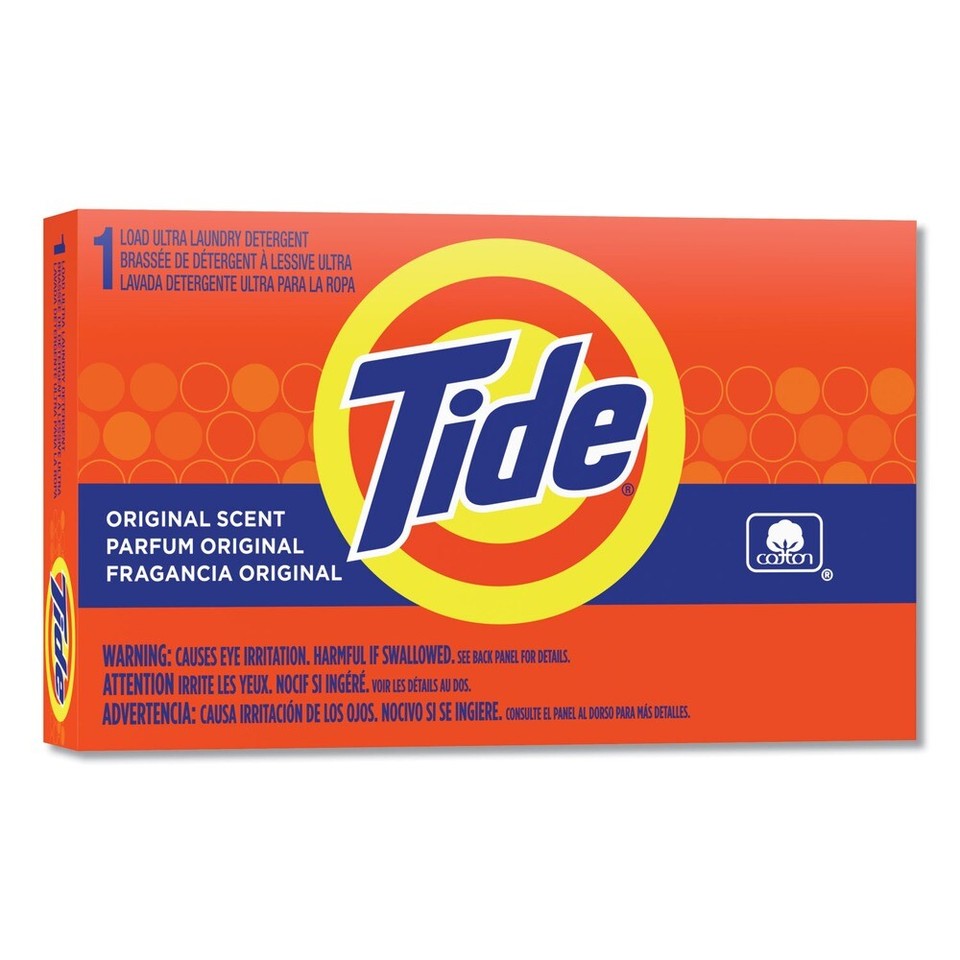 Tide 49340 1.5 oz. Vending-Design Powder Laundry Detergent (156/Carton ...