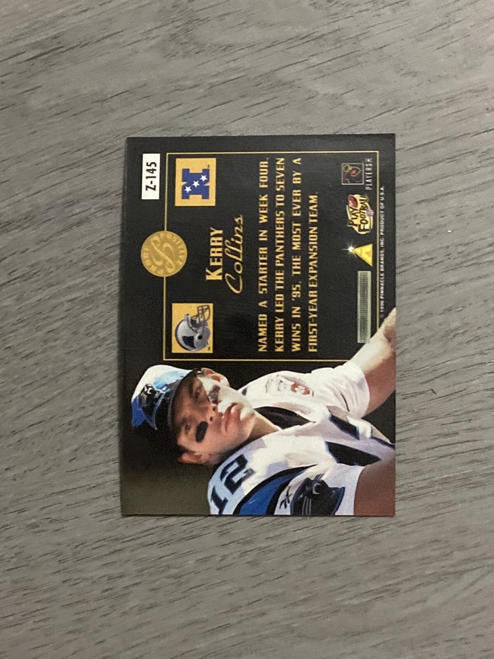 1996 NFL Pinnacle Zenith Proof Positive | Kerry Collins | #Z-145 | CA ...