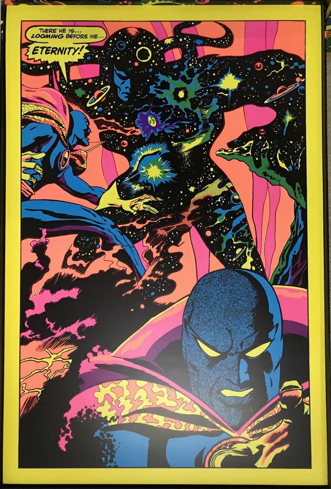 DOCTOR DR. STRANGE ETERNITY THIRD EYE BLACK LIGHT POSTER Marvel 20x30 ...