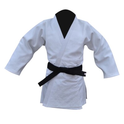 Judo Gi White Kimono Uniform 750gsm With 100% Cotton Judo Gi Kimono ...