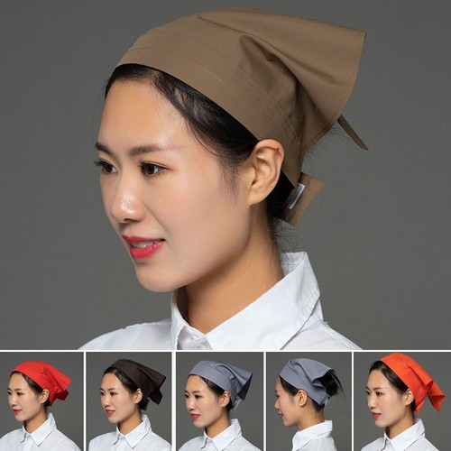 Smoke-proof Dust Waiter Triangle Headband Canteen Catering | eBay