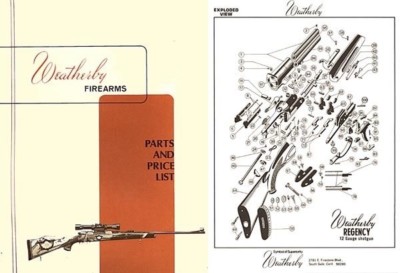 Weatherby c1972 Parts Catalog | eBay