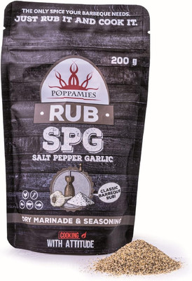 Legendary Steak SPG BBQ Rub - 100% Natural Salt Black Pepper & Garlic ...