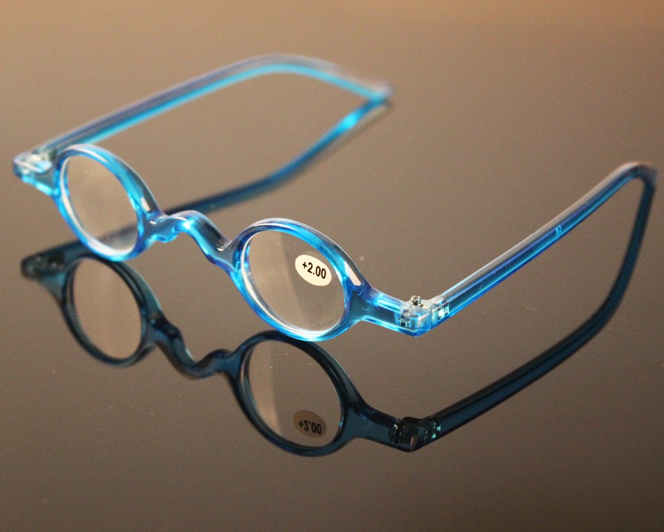 Beison Designer Glasses Small Round Oval Readers Retro Reading Glasses ...