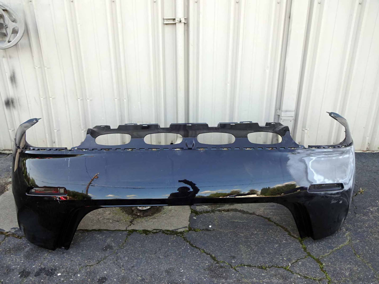 Maserati Ghibli M157 Rear Bumper Black Sanded / Damaged Part# 673004365 ...