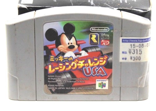 Mickey Mouse Racing Challenge USA N64 Japan Import UNTESTED SEE ...