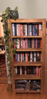 Mango Wood Solid Bookcase | eBay UK