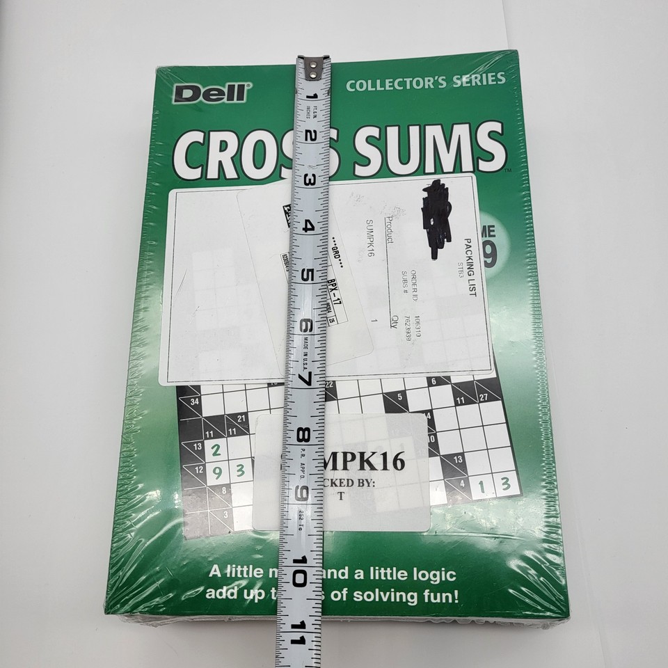 Lot of 16 Cross Sums Kakuro Puzzles Dell Penny Press Math Logic ...
