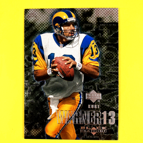 Kurt Warner 2000 Upper Deck Black Diamond Card #94 NFL St. Louis Rams ...