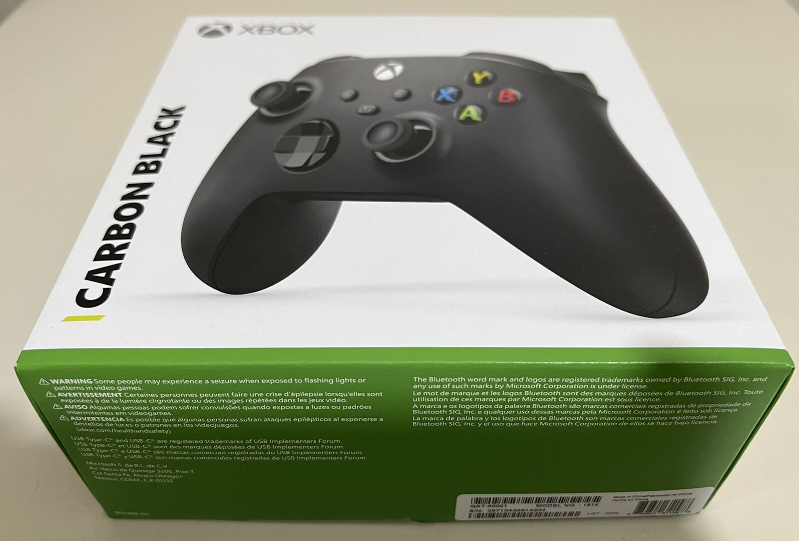 Microsoft Xbox Wireless Controller - Carbon Black 889842654776 | eBay