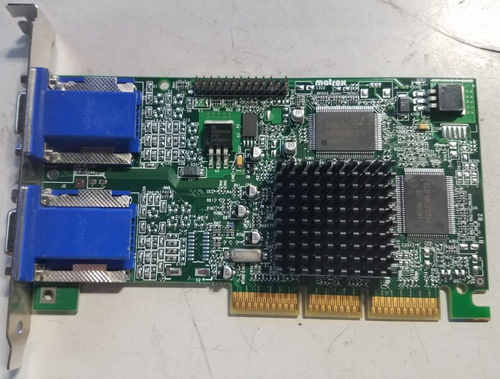 Matrox G450 16mb Dual VGA AGP Video Card FLASH SALE | eBay