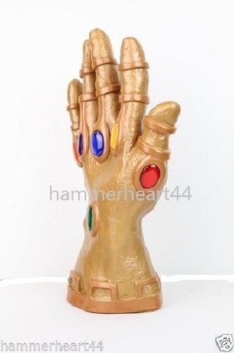INFINITY GAUNTLET GLOVE Thanos Nebula avengers wearable movable fingers ...