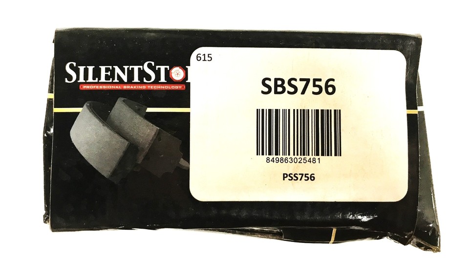 Silent Stop Ultra-Quiet Brake Shoe Set SBS756 NOS | eBay