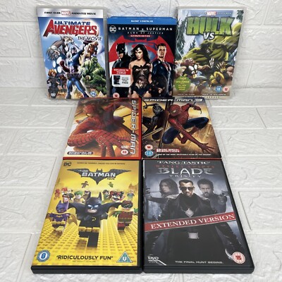 Superhero DVDs & BluRays Marvel DC Avengers Batman Superman Hulk ...