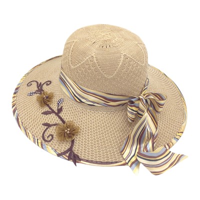 Sun Hat Anti-wind Rope Anti-uv Summer Foldable Beach Sun Hat Breathable ...