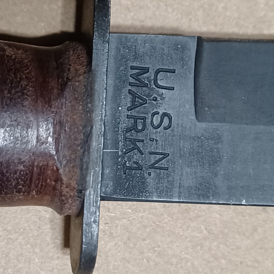 WW2 U.S.N. MARK 1 KNIFE BY CAMILLUS WITH M1 VP SCABBARD | eBay