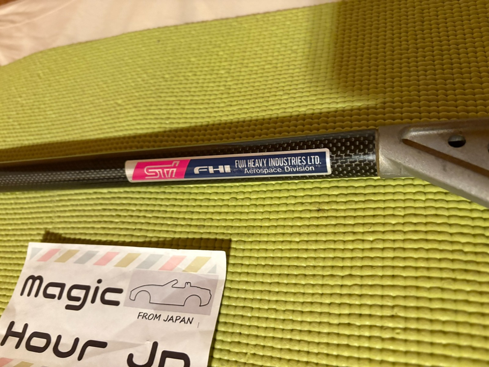 SUBARU GC8 GF8 IMPREZA WRX STi CARBON FRONT STRUT TOWER BAR BRACE JDM ...