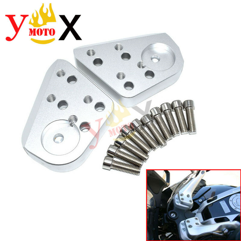 CNC Drag Handlebar Riser Clamp Adaptor For BMW R1200RT R1150RT R1100RT ...