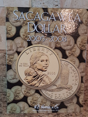 H.E. HARRIS COIN FOLDER/ALBUM - SACAGAWEA DOLLAR 2005-2008 | eBay