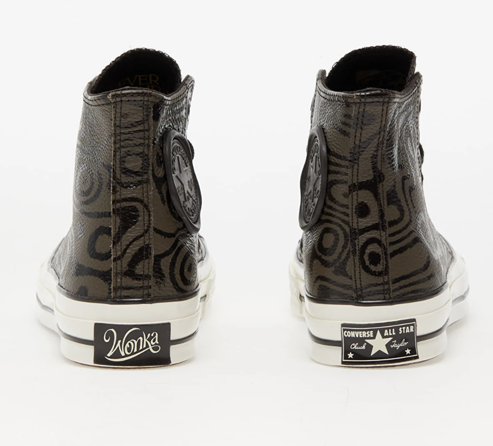 NEW CONVERSE Willy Wonka x Chuck 70 High 'Chocolate Swirl NEW CONVERSE Willy Wonka x Chuck 70 High 'Chocolate Swirl