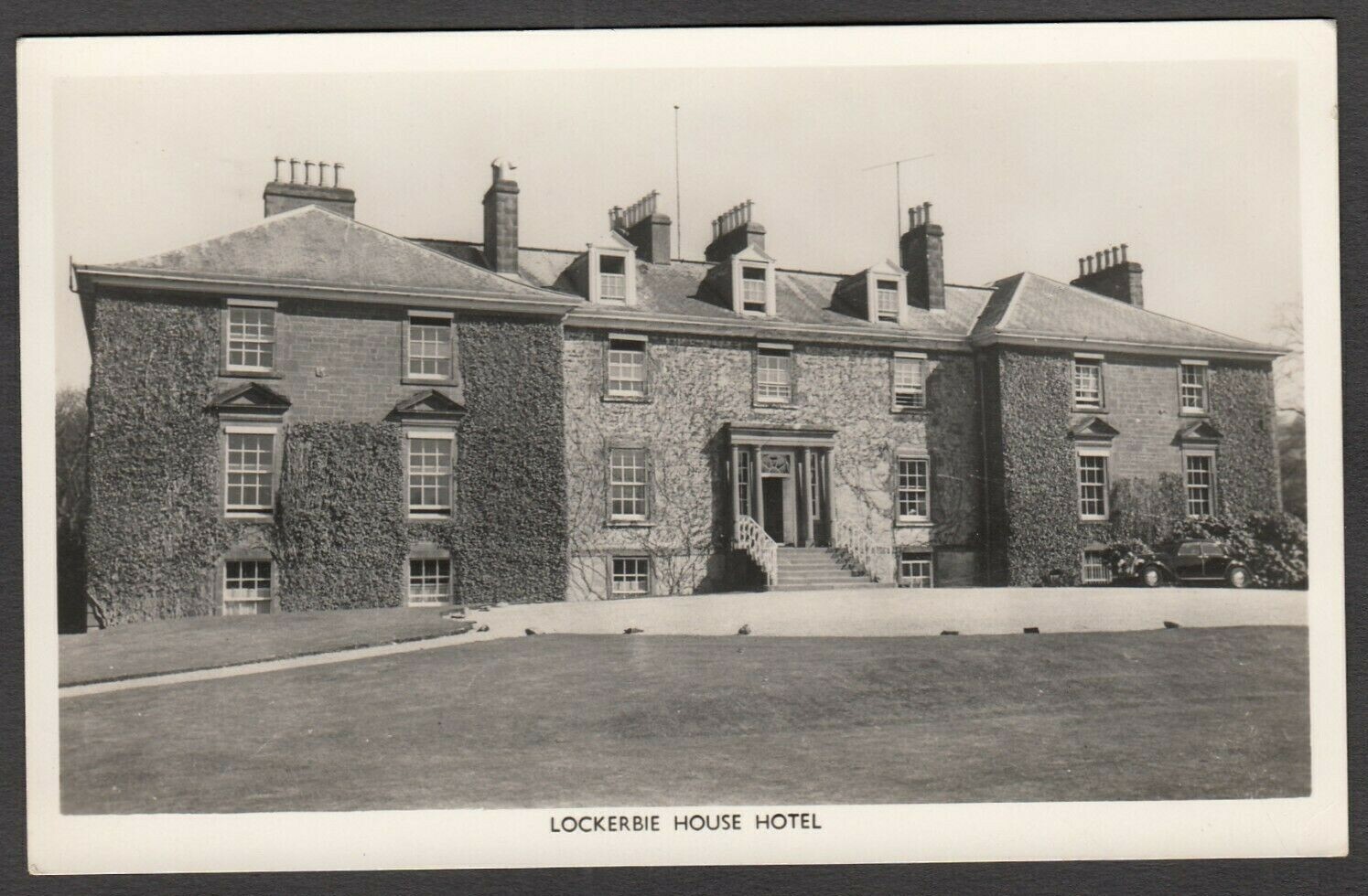 Postcard Lockerbie House Hotel manor Dumfries and Galloway Scotland RP ...