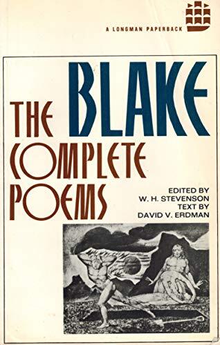 The Poems (Longman Annotated English Poets) by Blake, William Paperback ...