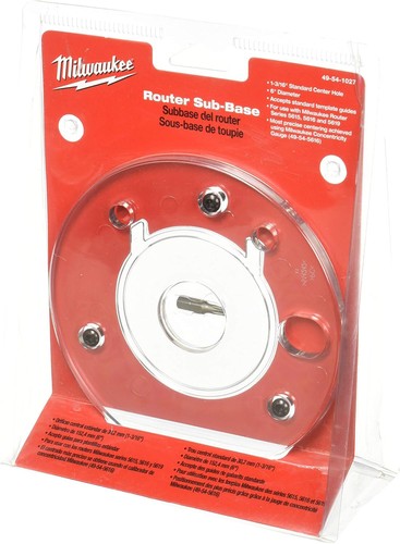 Milwaukee Tool 49-54-1027 Router Sub-Base Template | eBay