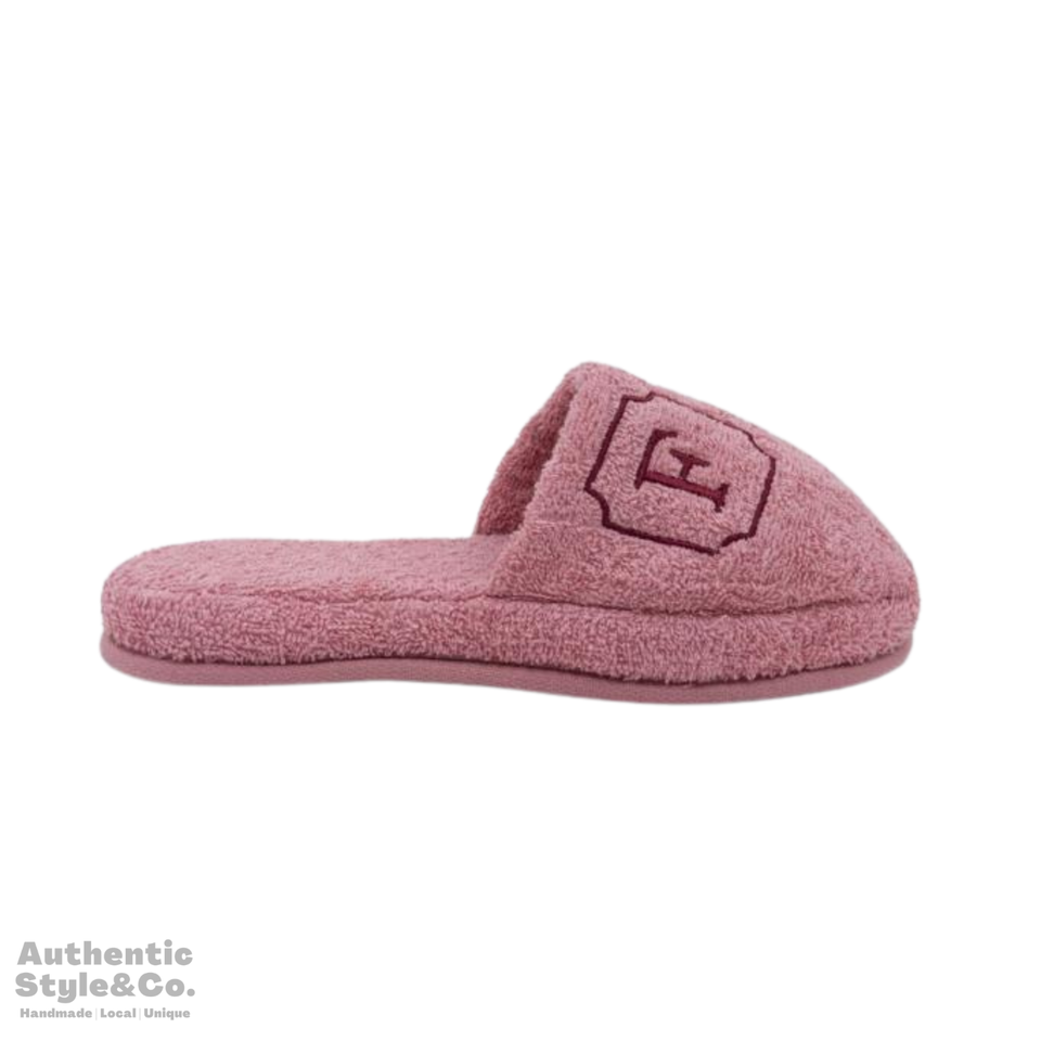 Unisex Personalized Terry Cloth Slippers, Women's Slippers, Monogrammed ...