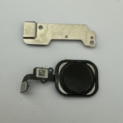 Original Apple iPhone 6 Home Button Schwarz Mit Schrauben Und Blech Set ...