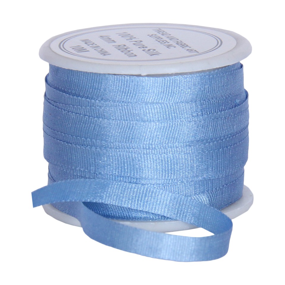 PURE SILK RIBBON 2MM, 4MM, 7MM - 50 COLORS - 3 WIDTHS - THREADART | eBay