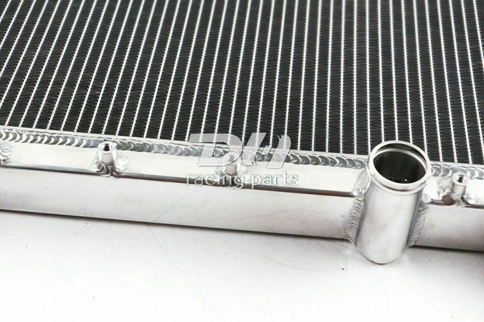 2 Row Aluminum Radiator+Shroud&2x12''Fans For 02-07 Subaru Impreza WRX ...