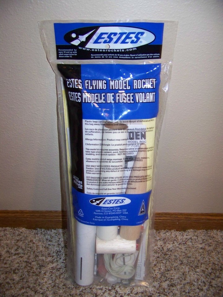 Estes Phoenix Bird Model Rocket Kit #3024 NEW SEALED PACKAGE | eBay