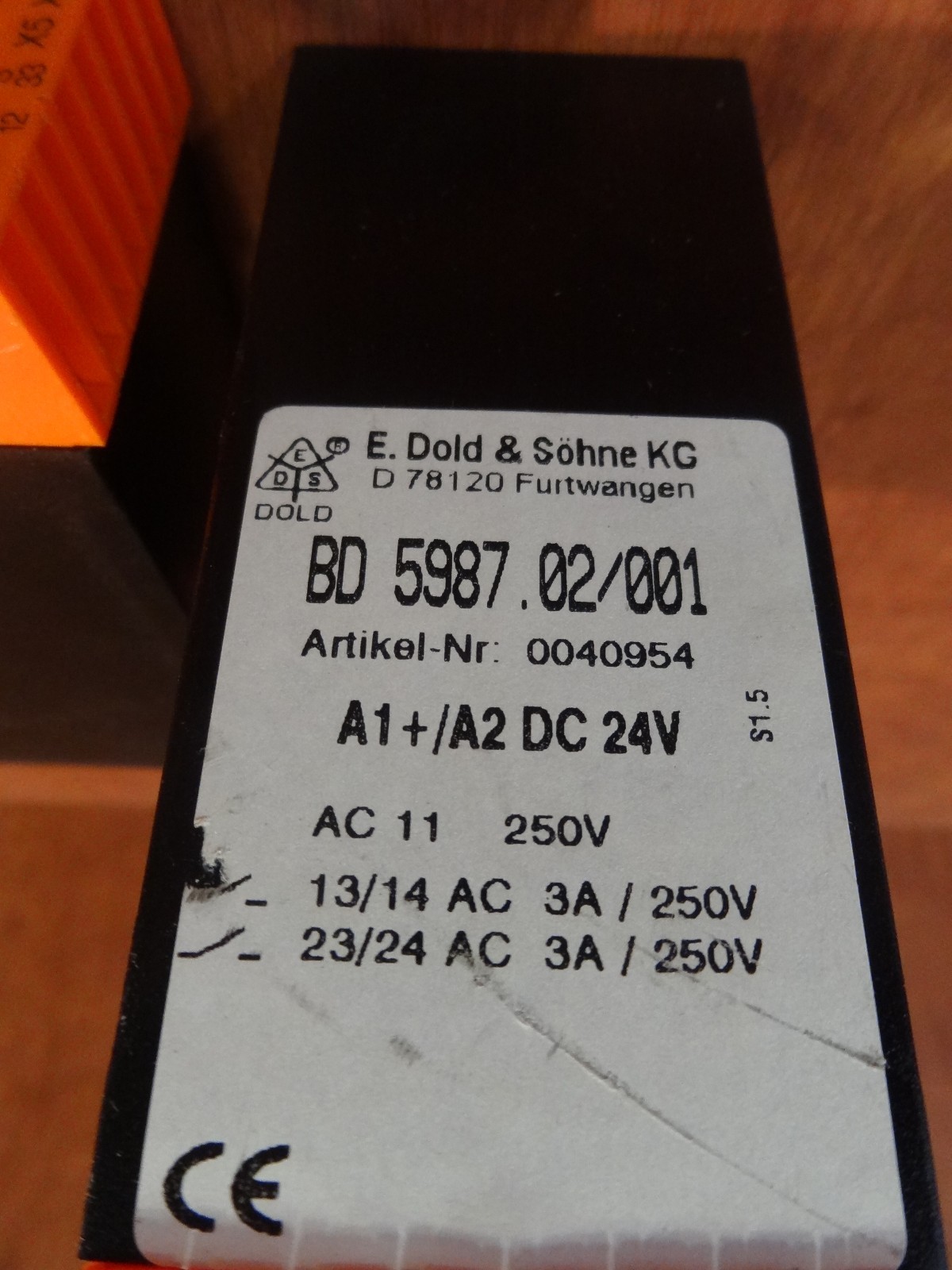 Dold relay BD 5987.02/001 for sale online | eBay