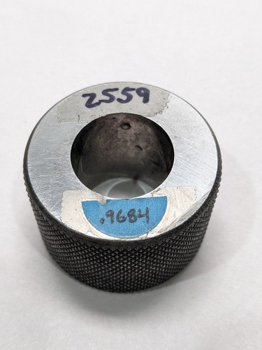 1 (.9684) Plain Bore Ring Gage Precision Machining Machinist Inspection ...