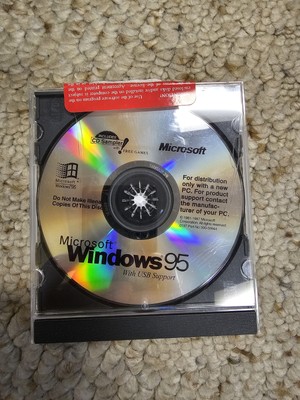 Microsoft Windows 95 with USB Support CD-ROM (1997) - Disc Only | eBay