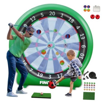 Inflatable 6ft Giant Dartboard, Golf Darts Kick Darts, Soccer & Throw ...
