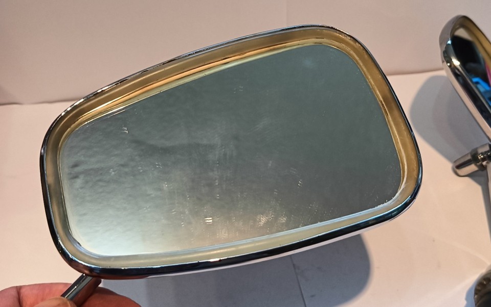 DESMO WING MIRRORS NOS PAIR BMC MINI AUSTIN MORRIS MG TRIUMPH IMP FORD ...