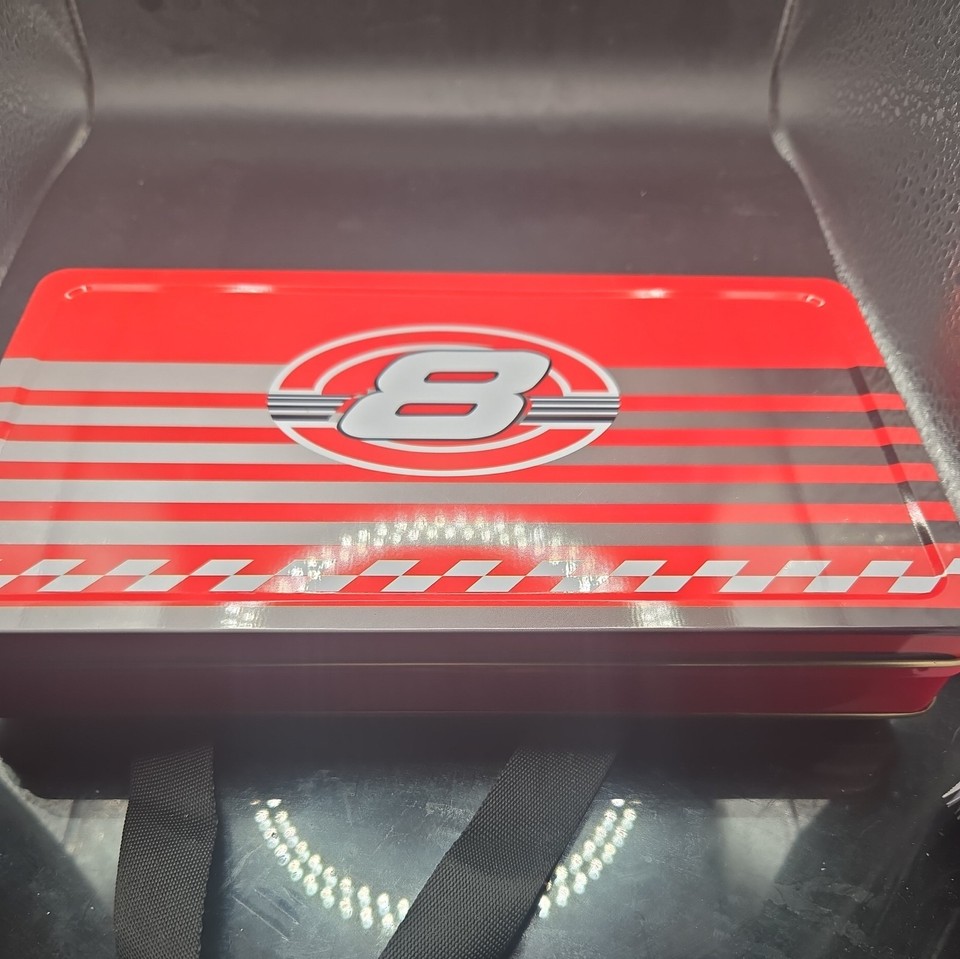 Dale Earnhardt Jr. #8 - Flask, Pocket Knife with Keychain & Metal Tin ...