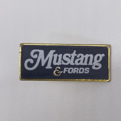 Mustang And Fords Enamel Lapel Hat Pin | eBay