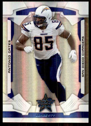 2008 Leaf Rookies & Stars Longevity - Antonio Gates #81 Sapphire /149 ...
