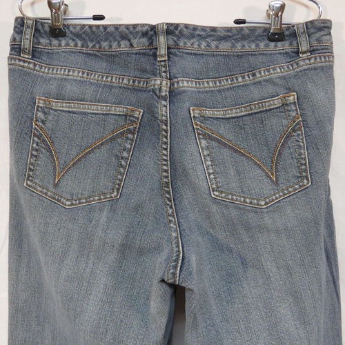 Venezia Jeans Stretch Yellow Dot Stretch Bootcut Size 2 Petite | eBay