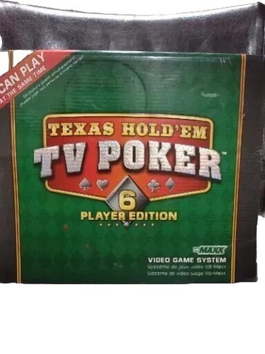 Texas Hold’Em TV Poker 6 Player Edition Video Game System Plug Into TV ...