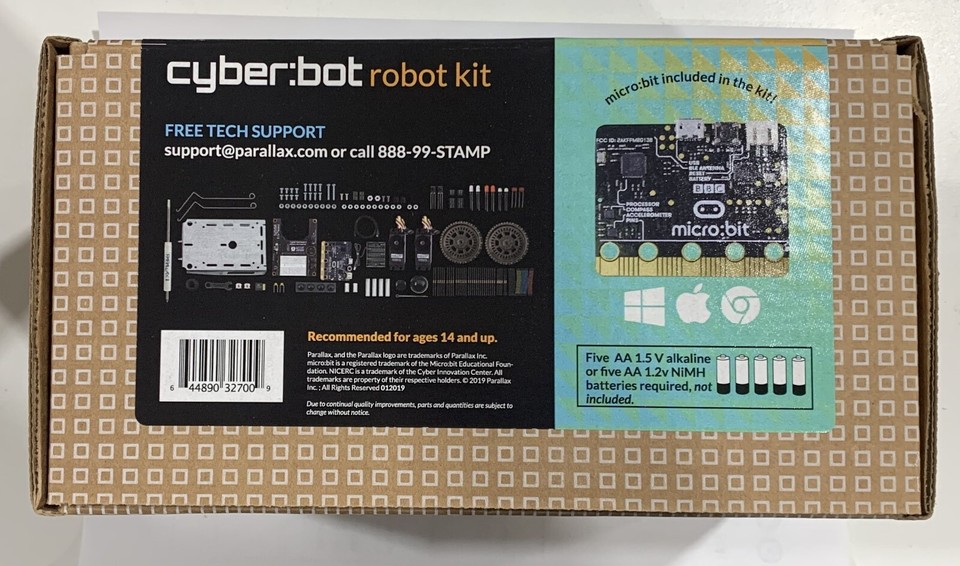 PARALLAX Cyber:Bot Robot Kit --NICE | eBay