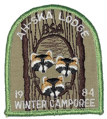 Boy Scout OA 213 Ah-ska Lodge 1984 Winter Camporee Activity Patch | eBay