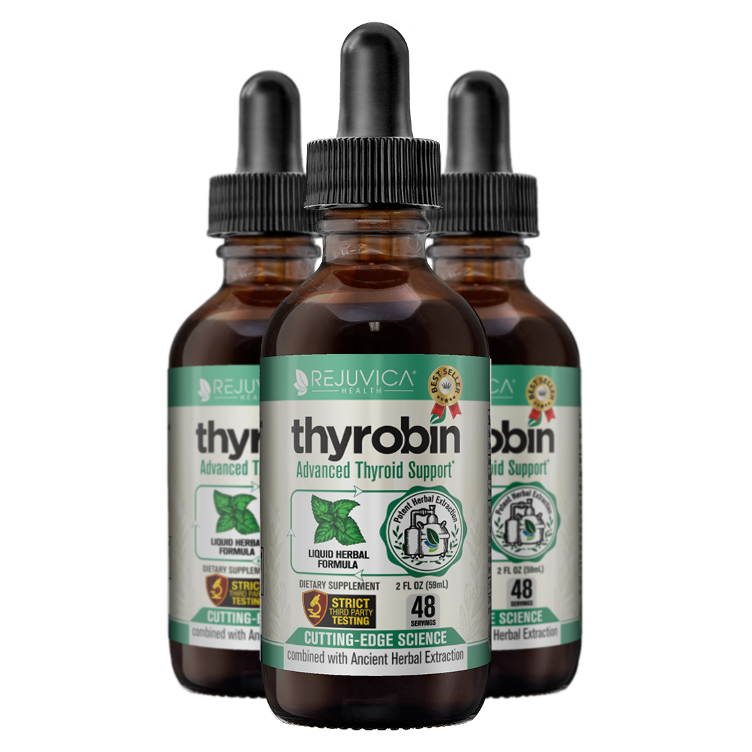 Thyrobin - Liquid Thyroid Support Supplement: 3 Bottle Value Pack | eBay