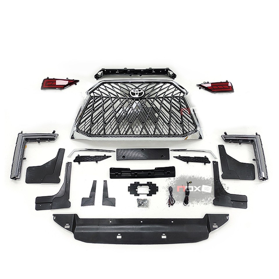 2014-2021 Toyota 4Runner FOR Lexus Style Body Kit Facelift Bumper ...
