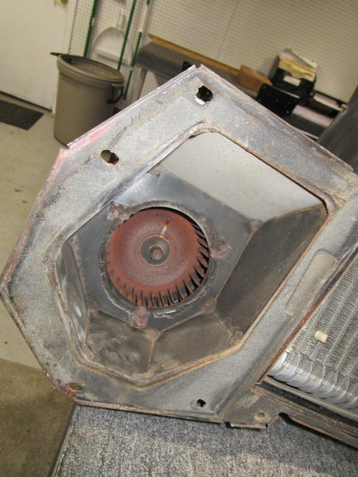 64/65 corvette C60 4 season air conditioning steel evaporator box GM ...